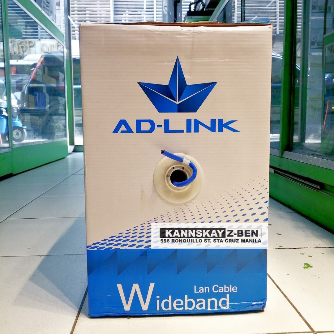 AD-LINK UTP CAT6e 305m LAN CABLE, Computers & Tech, Parts & Accessories ...