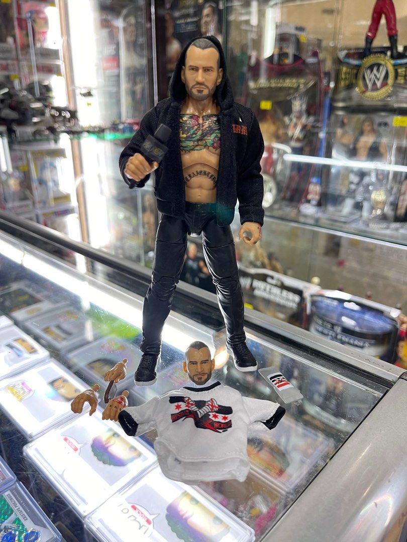 AEW JAZWARES CM PUNK, Hobbies & Toys, Toys & Games on Carousell