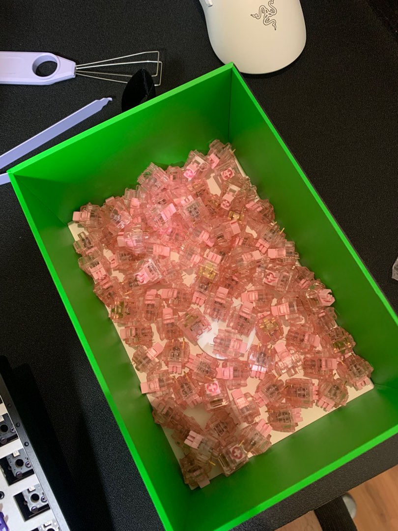 AKKO JELLY PINK SWITCHES, Computers & Tech, Parts & Accessories ...
