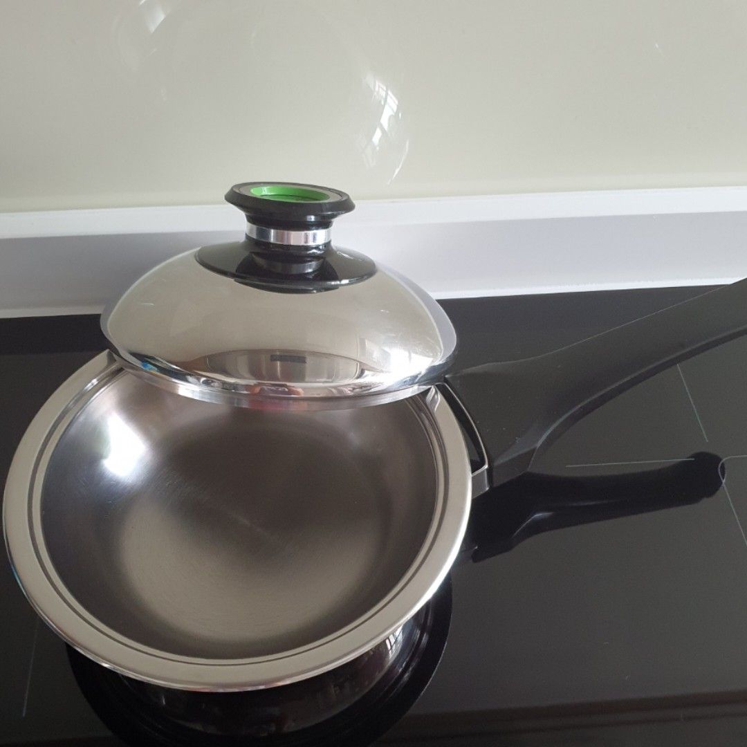 AMC Stainless Steel Pan 16cm 0.7l, Furniture & Home Living, Kitchenware ...