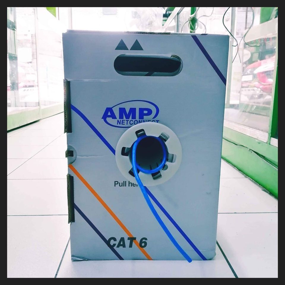 AMP UTP CAT6 305m LAN CABLE, Computers & Tech, Parts & Accessories ...
