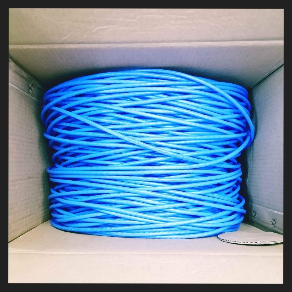 AMP UTP CAT6 305m LAN CABLE, Computers & Tech, Parts & Accessories ...