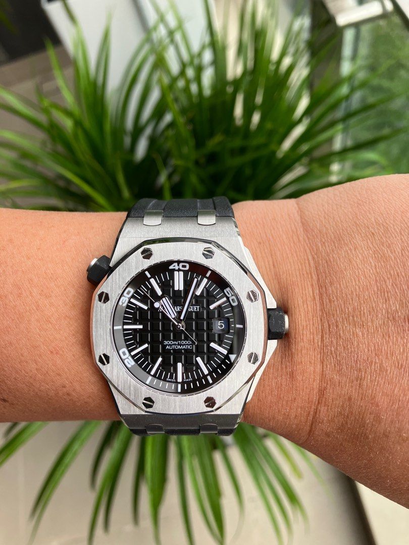 Audemars Piguet Diver 15710ST, Luxury, Watches on Carousell