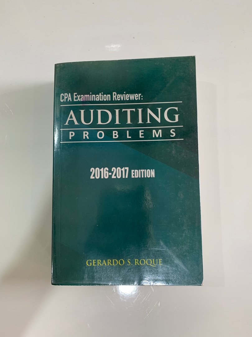 Auditing Problems by Gerardo Roque, Hobbies & Toys, Books & Magazines, Textbooks on Carousell