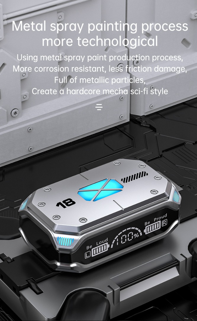 Authentic DAMIX RGB TWS Bluetooth Earbuds, Audio, Earphones on Carousell