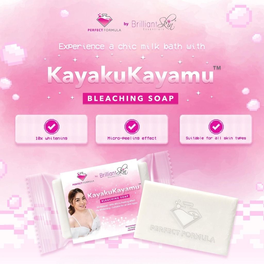 Authentic Perfect Formula By Brilliant Skin Kayakukayamu Bleaching Soap