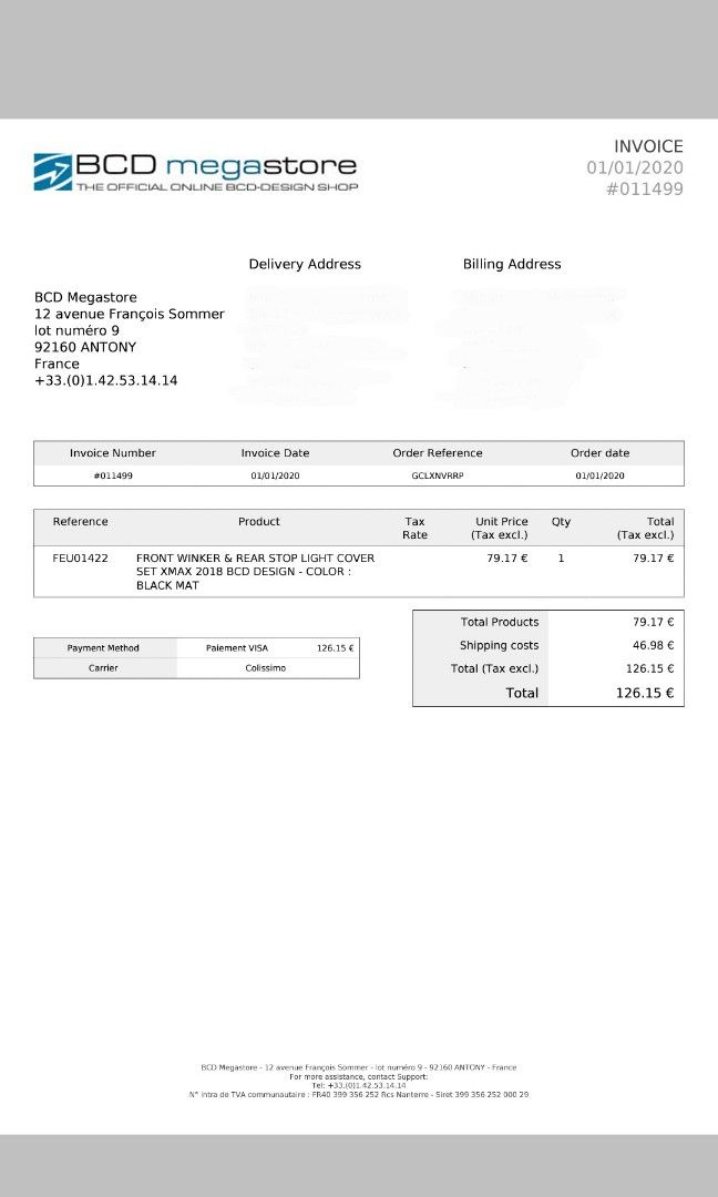 BCD light covers for Xmax 300, Motorcycles, Motorcycle Accessories on ...