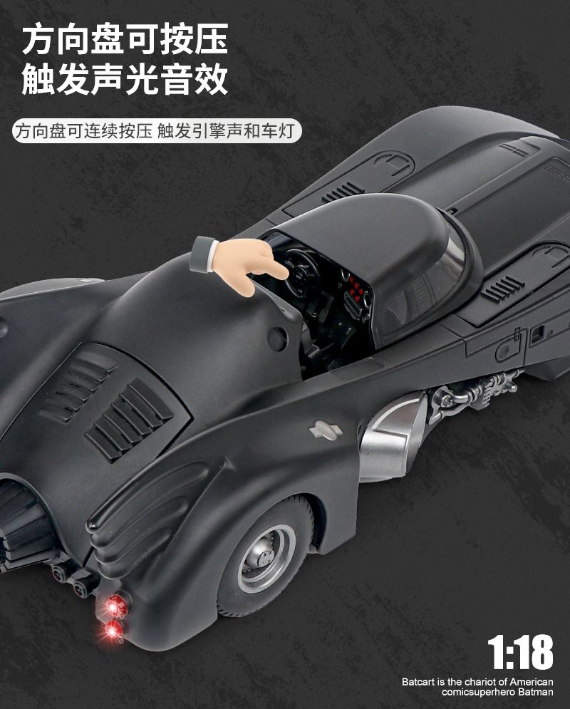 Black Mamba DC 1/18 Batman (1989) Die-cast Batmobile, Hobbies & Toys ...