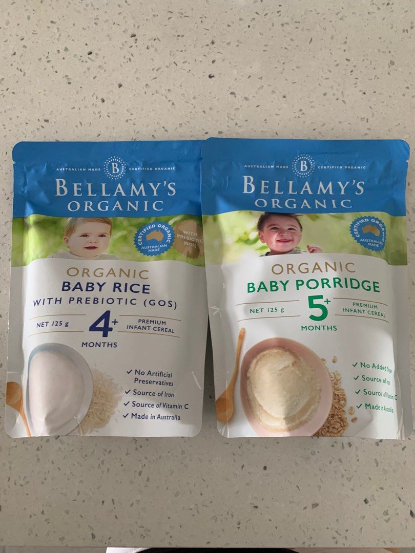 Blossom / Bellamy Baby cereal and Little Freddie food pouches, Babies ...
