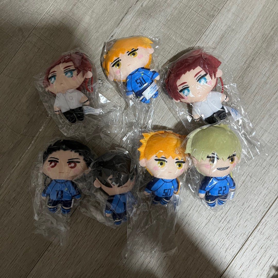 blue lock plush keychain, Hobbies & Toys, Toys & Games on Carousell