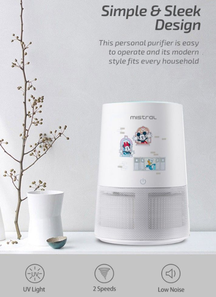 BNIB Mayer x Disney Air Purifier, TV & Home Appliances, Air Purifiers ...