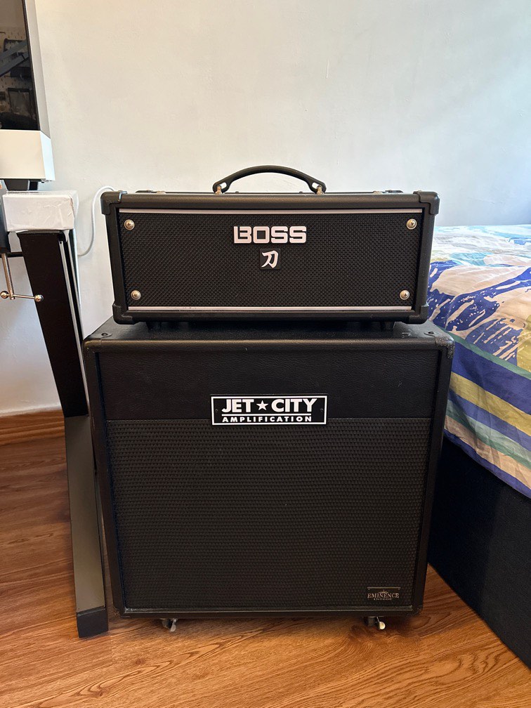 Boss Katana 100W Head MK1 + Jet City 100W 1x12 Cab, Hobbies & Toys ...