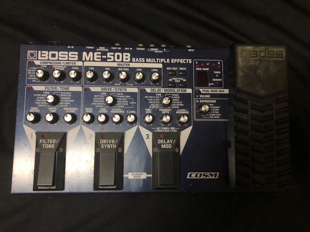 BOSS ME-50B bass multiple effects, Hobbies & Toys, Music & Media, Music ...