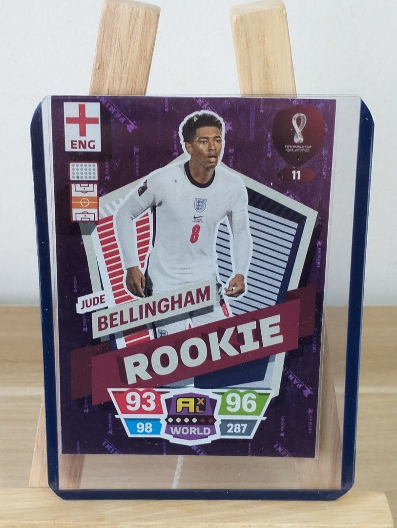 Brand New Fifa World Cup 2022 Jude Bellingham Rookie Card, Hobbies ...