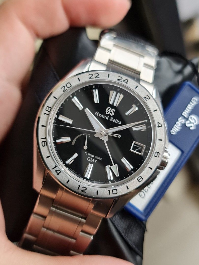 Unworn Unsized Nov 2022 Full Set Grand Seiko Evolution 9 Collection Spring Drive GMT High ...