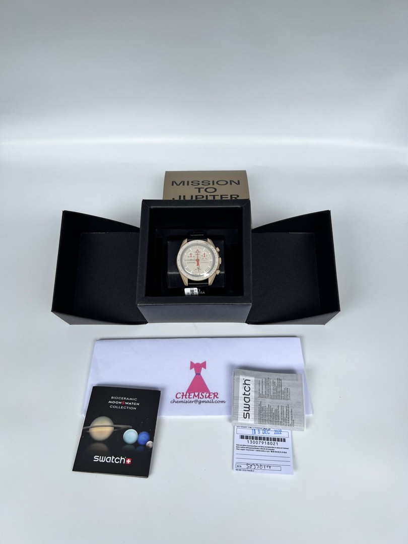 Brand New Jupiter Swatch Moonswatch, Luxury, Watches on Carousell
