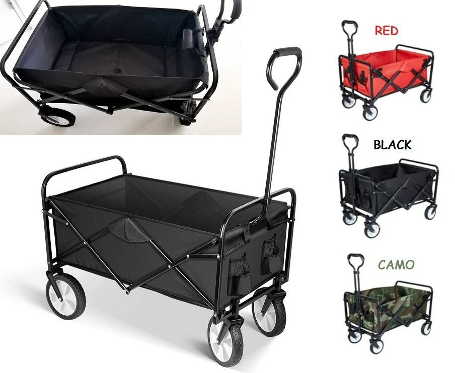 Brand New Portable Foldable Wagon Trolley Push Cart, Hobbies & Toys ...