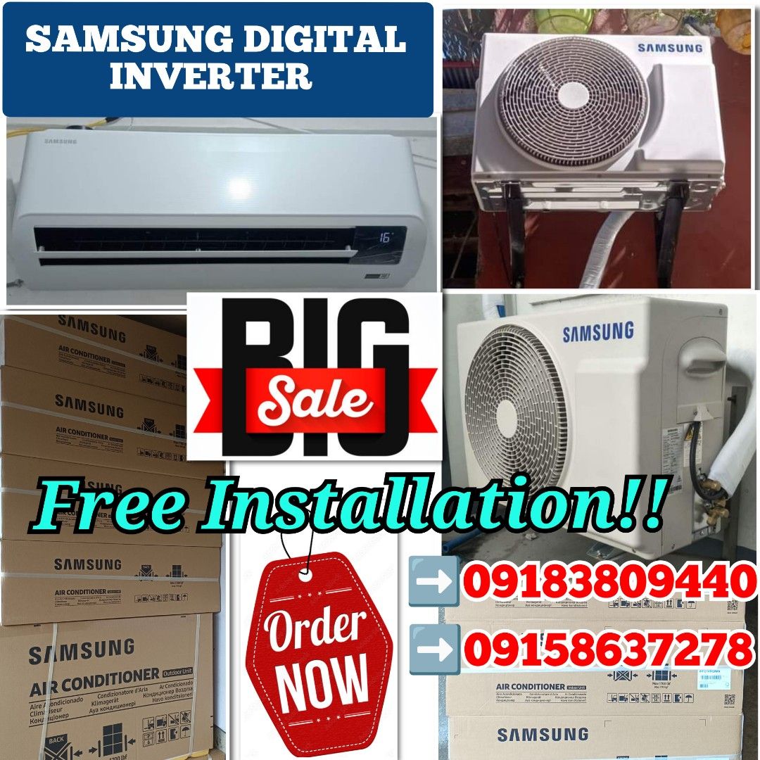 Brand New Samsung Split Type Aircon Inverter Tv And Home Appliances Air