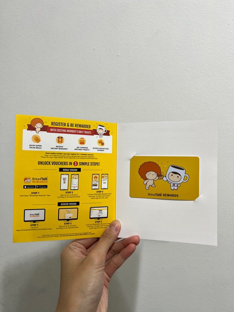 $300 Breadtalk Rewards Card, Tickets & Vouchers, Vouchers on Carousell