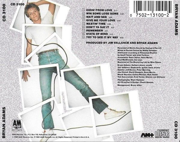 Bryan Adams BRYAN ADAMS CDR, Hobbies & Toys, Music & Media, CDs & DVDs ...