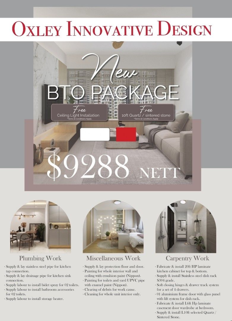 BTO Flat Package, Home Services, Renovations, Full Home Renovation, BTO ...