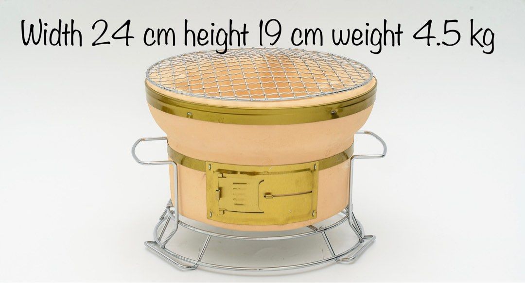 BUNDOK Shichirin Japanese Grill BBQ . Japanese stove . Hibachi style Yakitori Charcoal, TV ...