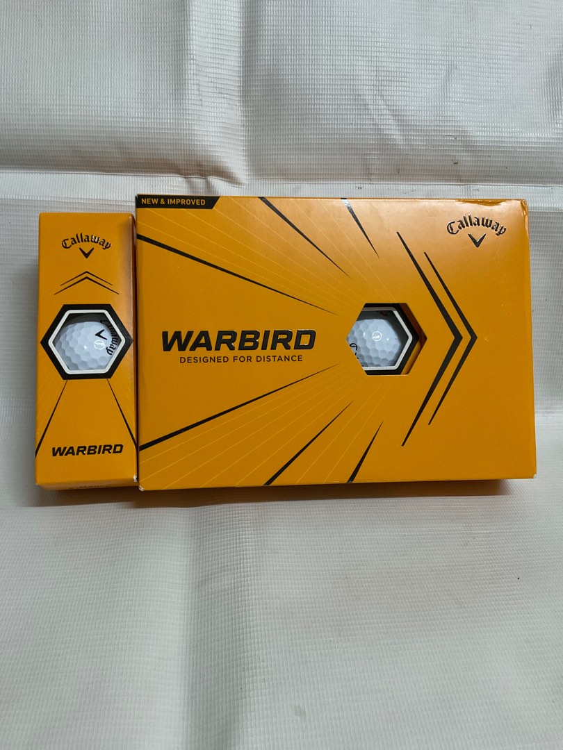 Callaway Warbird 12-pack Double Layer Golf Balls, Sports Equipment, Sports & Games, Golf on ...