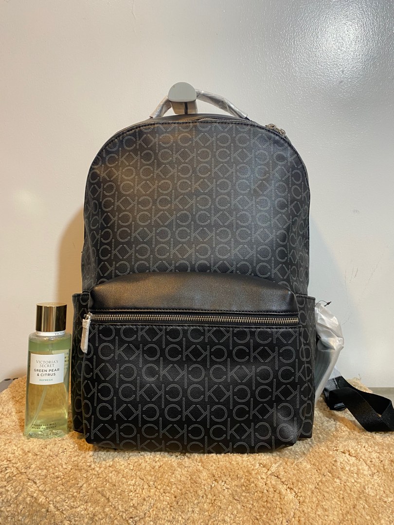 Calvin Klein Leather Backpack, Men's Fashion, Bags, Backpacks on Carousell