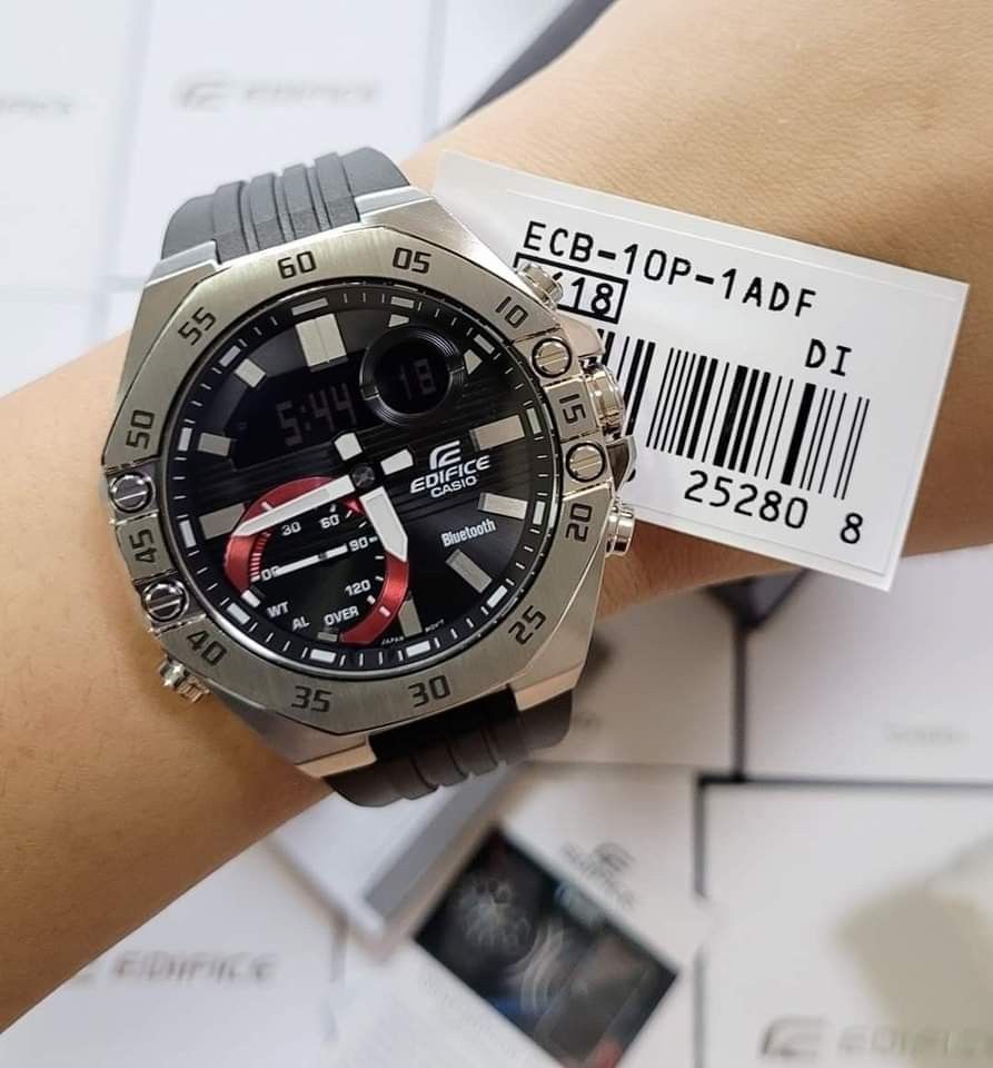 Casio Edifice ECB-10P-1ADF, Men's Fashion, Watches & Accessories ...