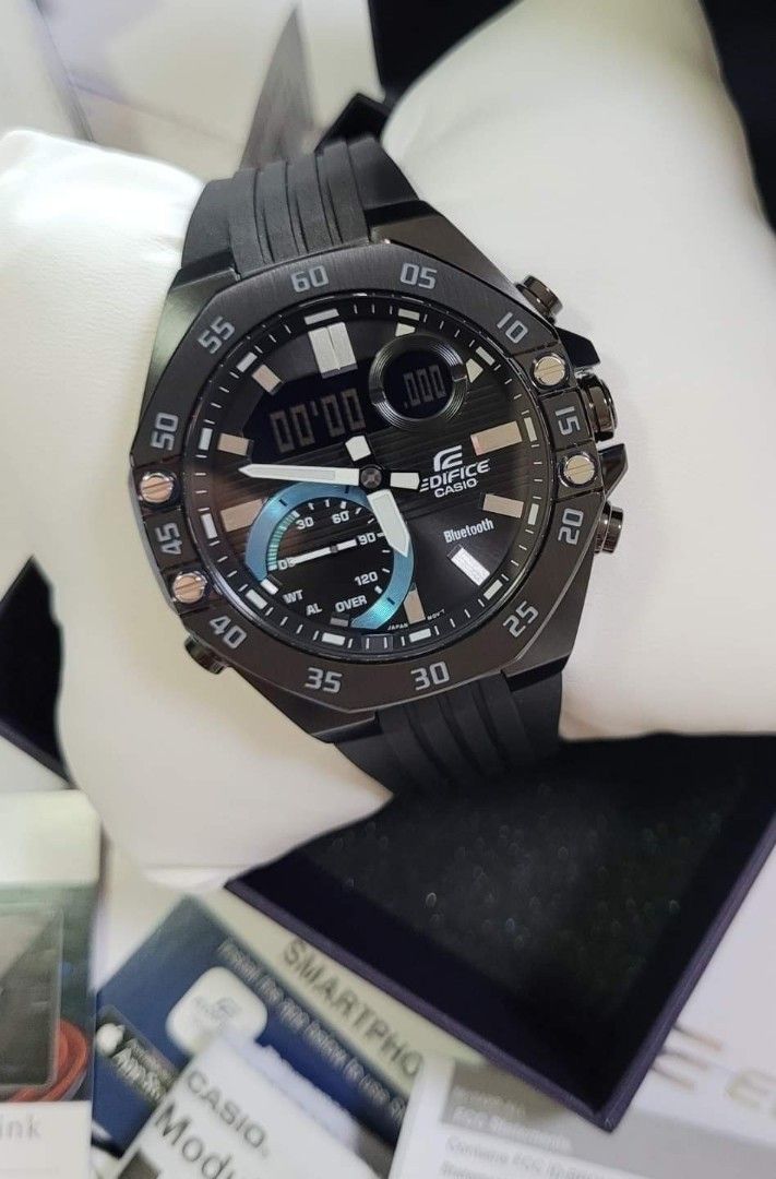 Casio Edifice ECB-10PB-1ADF, Men's Fashion, Watches & Accessories ...