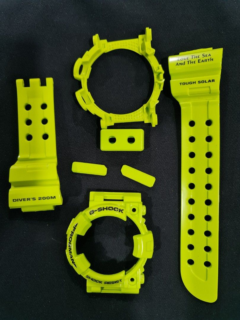 Casio G-Shock GShock G Shock Frogman GWF-1000 Kermit Band and Bazel Set ...