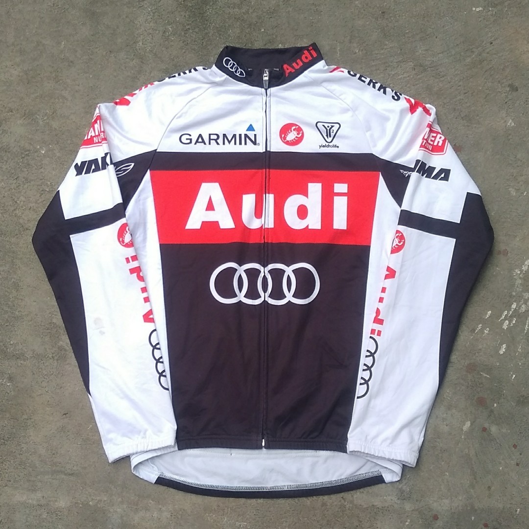 Castelli audi cycling team jacket, Olah Raga, Sepeda di Carousell