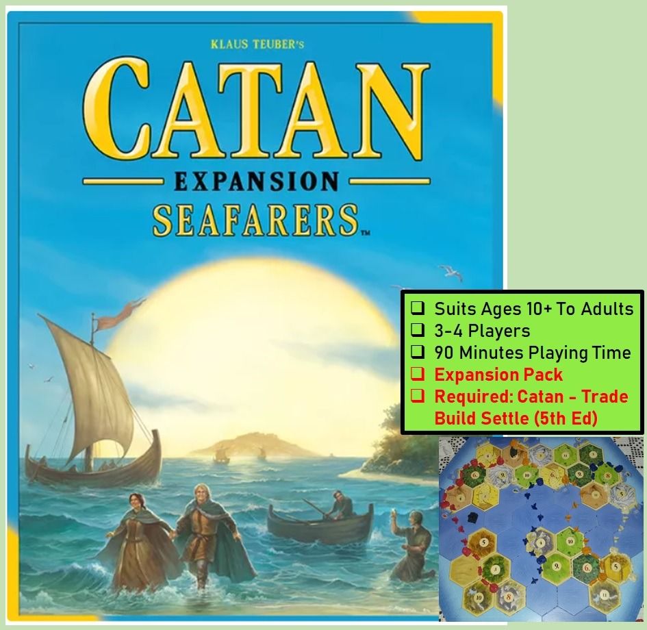Catan 5th Edition: Trade Build Settle (Popular Board Game), Hobbies ...