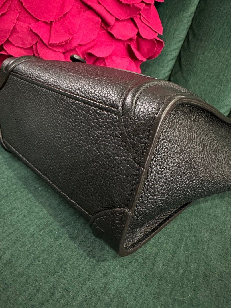 Celine Nano Luggage Black RUSH!, Luxury, Bags & Wallets on Carousell