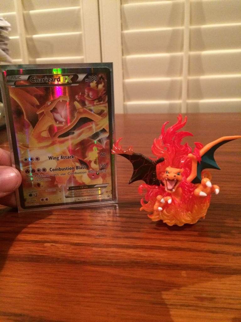Charizard Red and Blue EX figure and card, Hobbies & Toys, Toys & Games ...