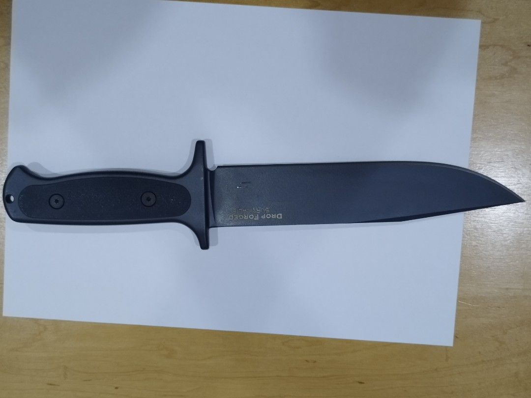 COLD STEEL Drop Forged Survivalist 52100 Camping Knife Survival Fixed ...