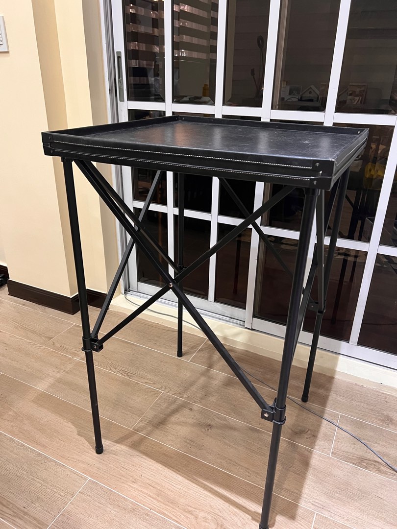Collapsible/Portable High Table w bag, Furniture & Home Living ...