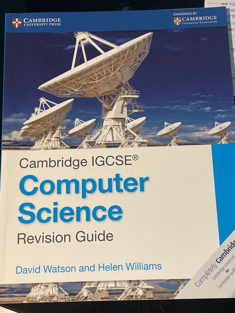 Computer science IGCSE revision guide, Hobbies & Toys, Books & Magazines, Textbooks on Carousell