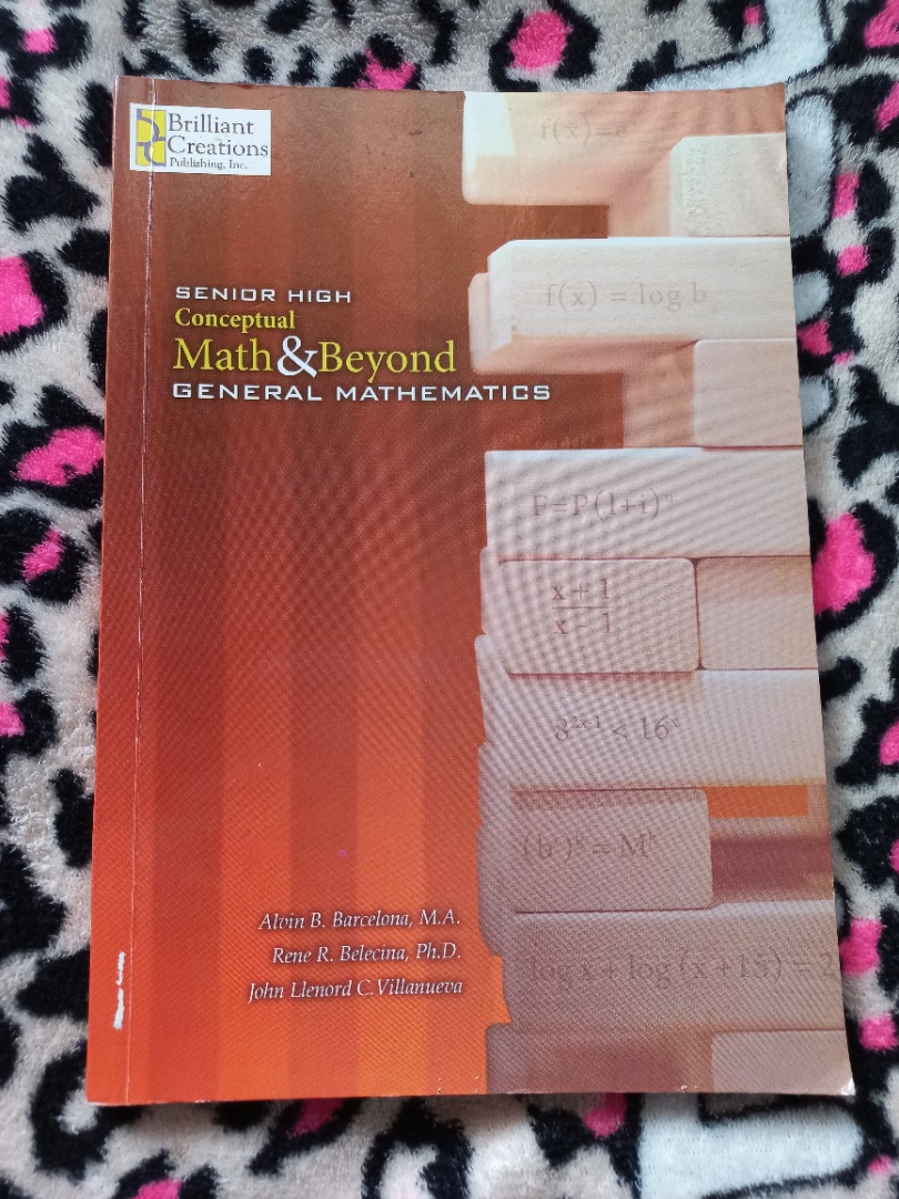 Conceptual Math & Beyond GENERAL MATHEMATICS, Hobbies & Toys, Books ...