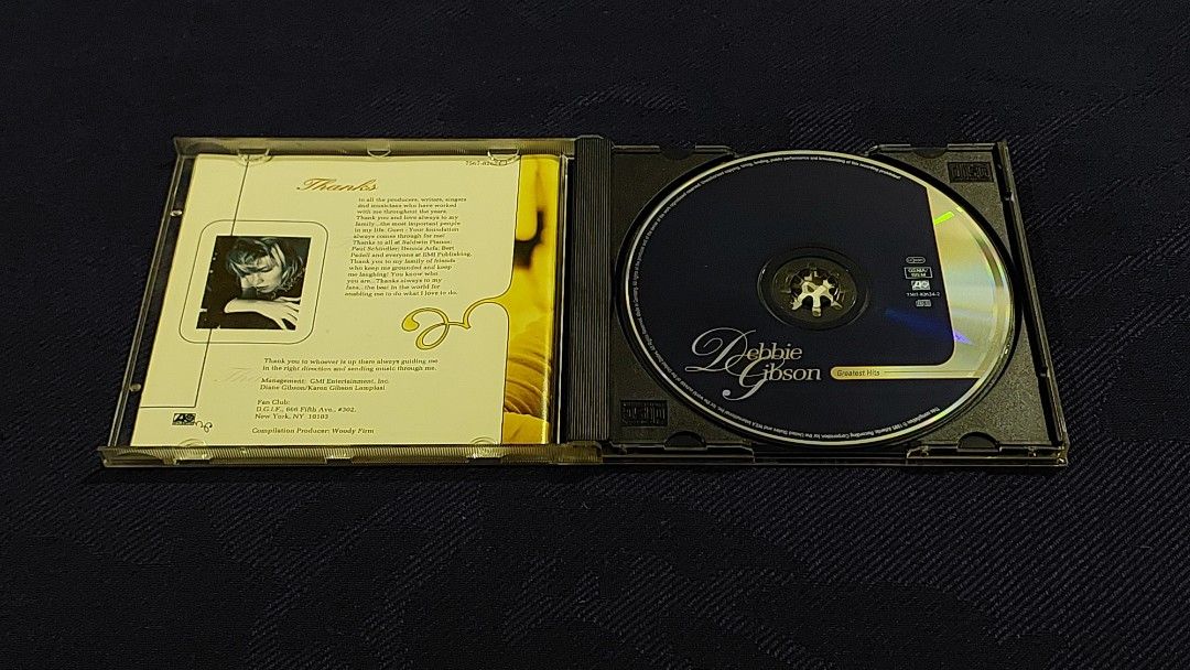 DEBBIE GIBSON | GREATEST HITS | 1995, Hobbies & Toys, Music & Media ...