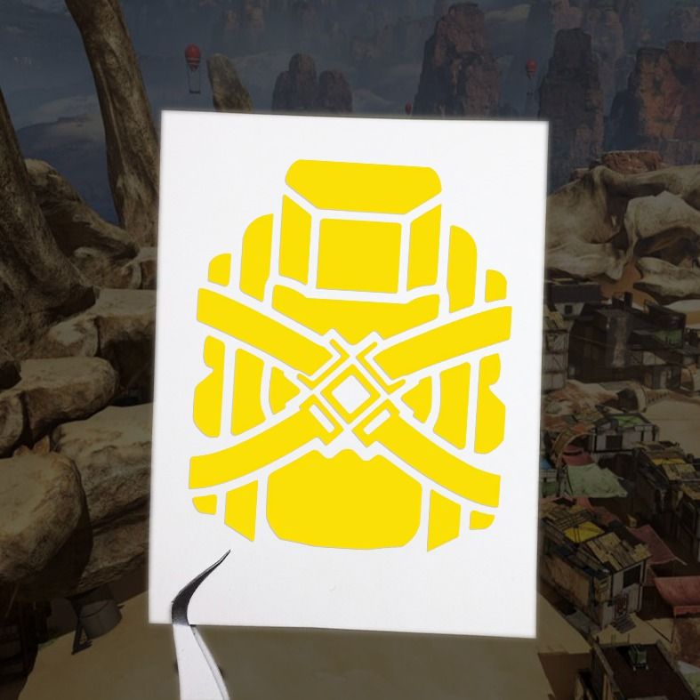 [DECAL] Apex Legends Backpack Vinyl Sticker for OUTDOOR or INDOOR - Car ...