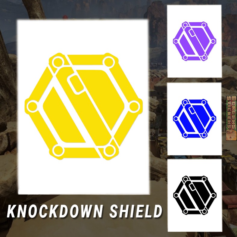 [DECAL] Apex Legends Knockdown Shield Vinyl Sticker for OUTDOOR or ...