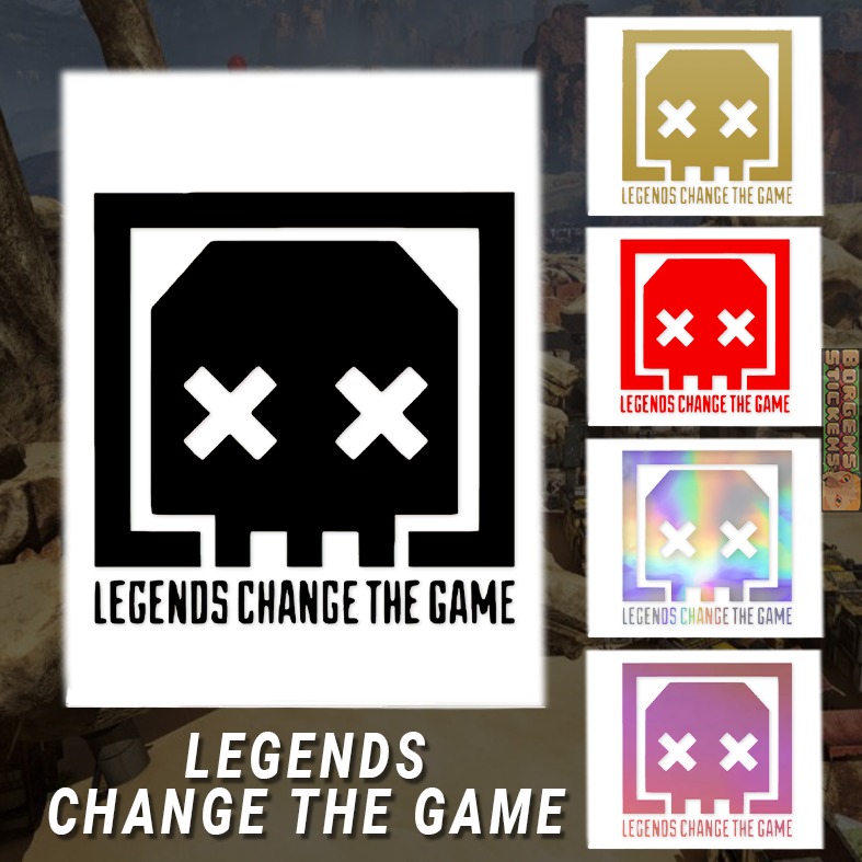 [DECAL] Apex Legends Legends Change the Game Vinyl Sticker for OUTDOOR ...