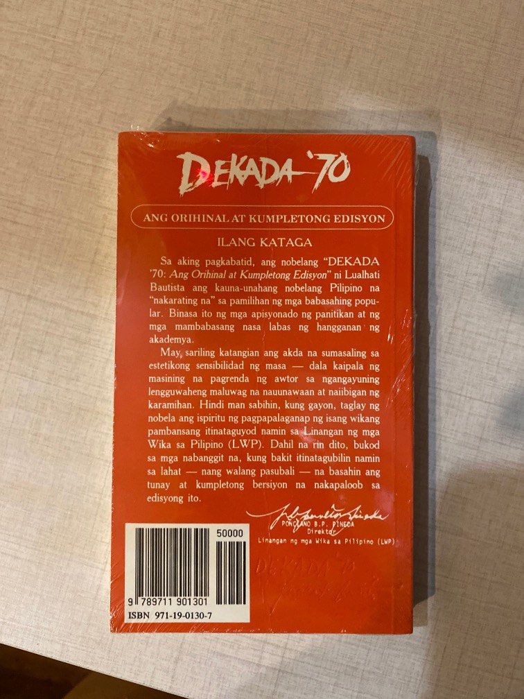 Dekada 70 Book (Filipino Ver.), Hobbies & Toys, Books & Magazines ...