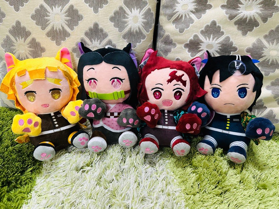 Demon Slayer Cat Plush toy, Hobbies & Toys, Collectibles & Memorabilia ...