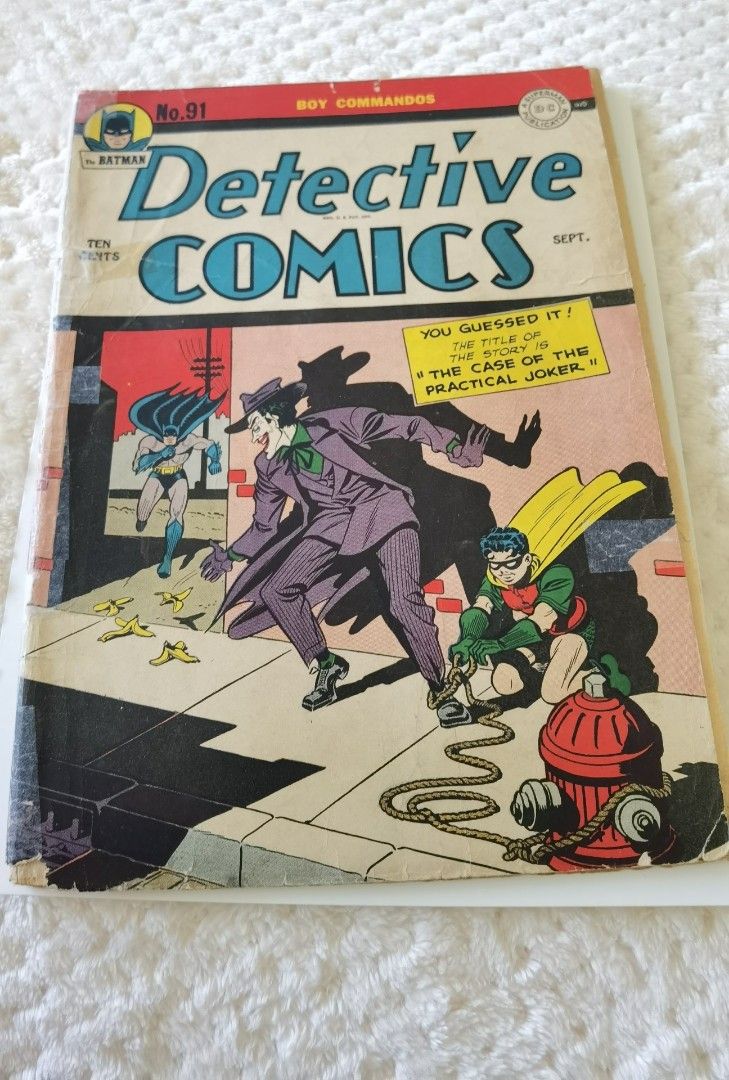 Make your offer! Detective comics #91 Golden age, Hobbies & Toys, Books ...