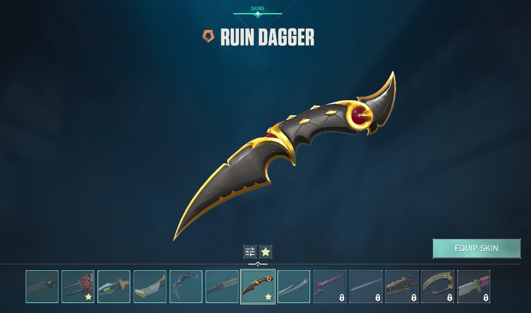 Diamond 1 STACKED Valorant Account with Ruin Dagger, Video Gaming ...