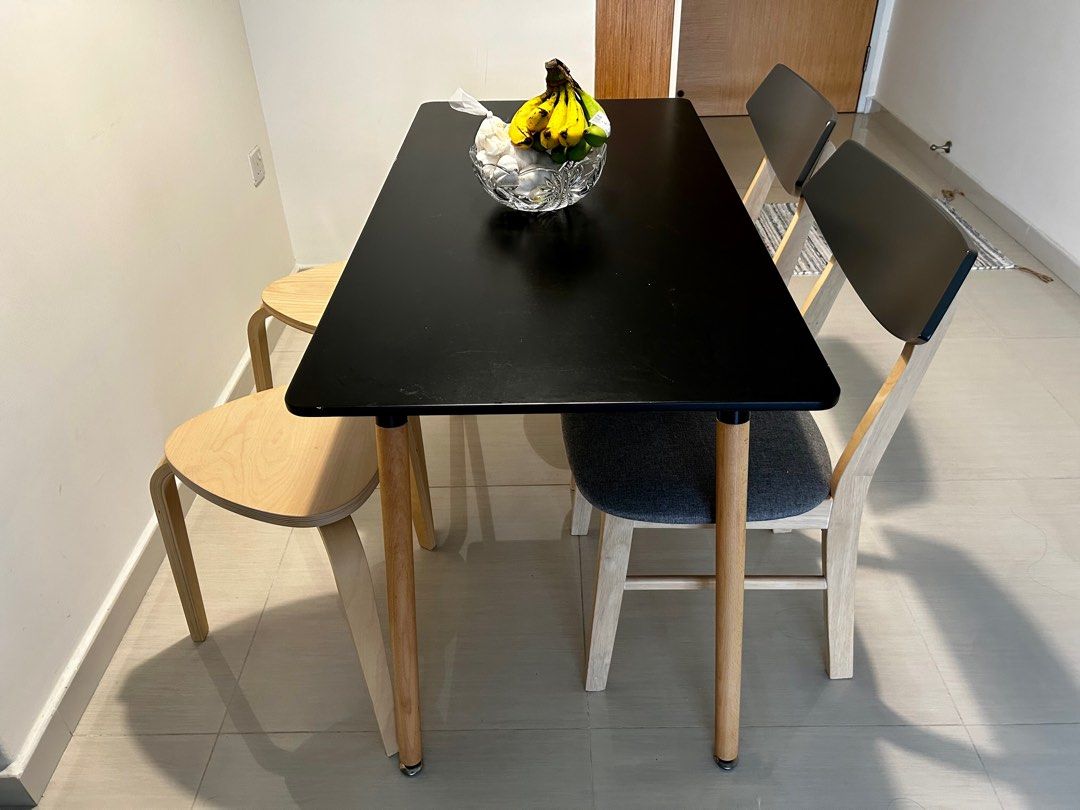 Dining/ Study Table 60cm x 120 x 69cm(H), Furniture & Home Living ...