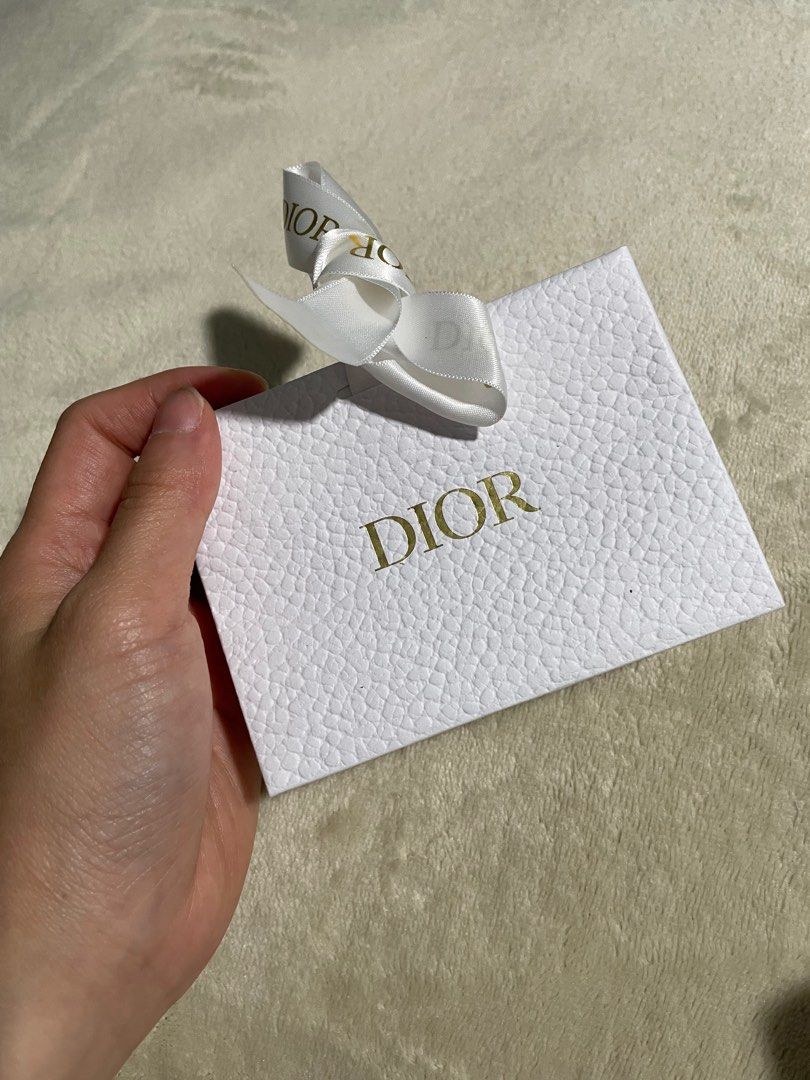 Dior small paper bag with ribbon, Hobbies & Toys, Stationery & Craft ...