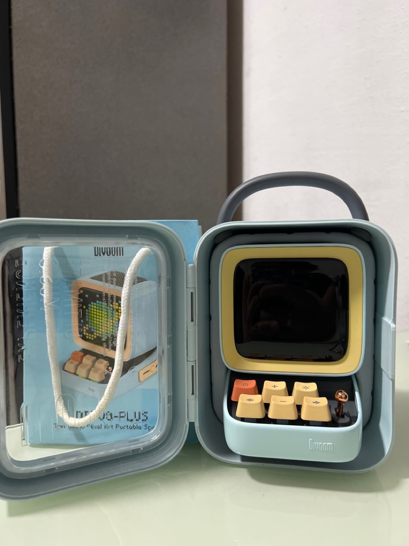 Divoom Ditoo Plus Retro Pixel Art Portable Speaker, Audio, Portable ...